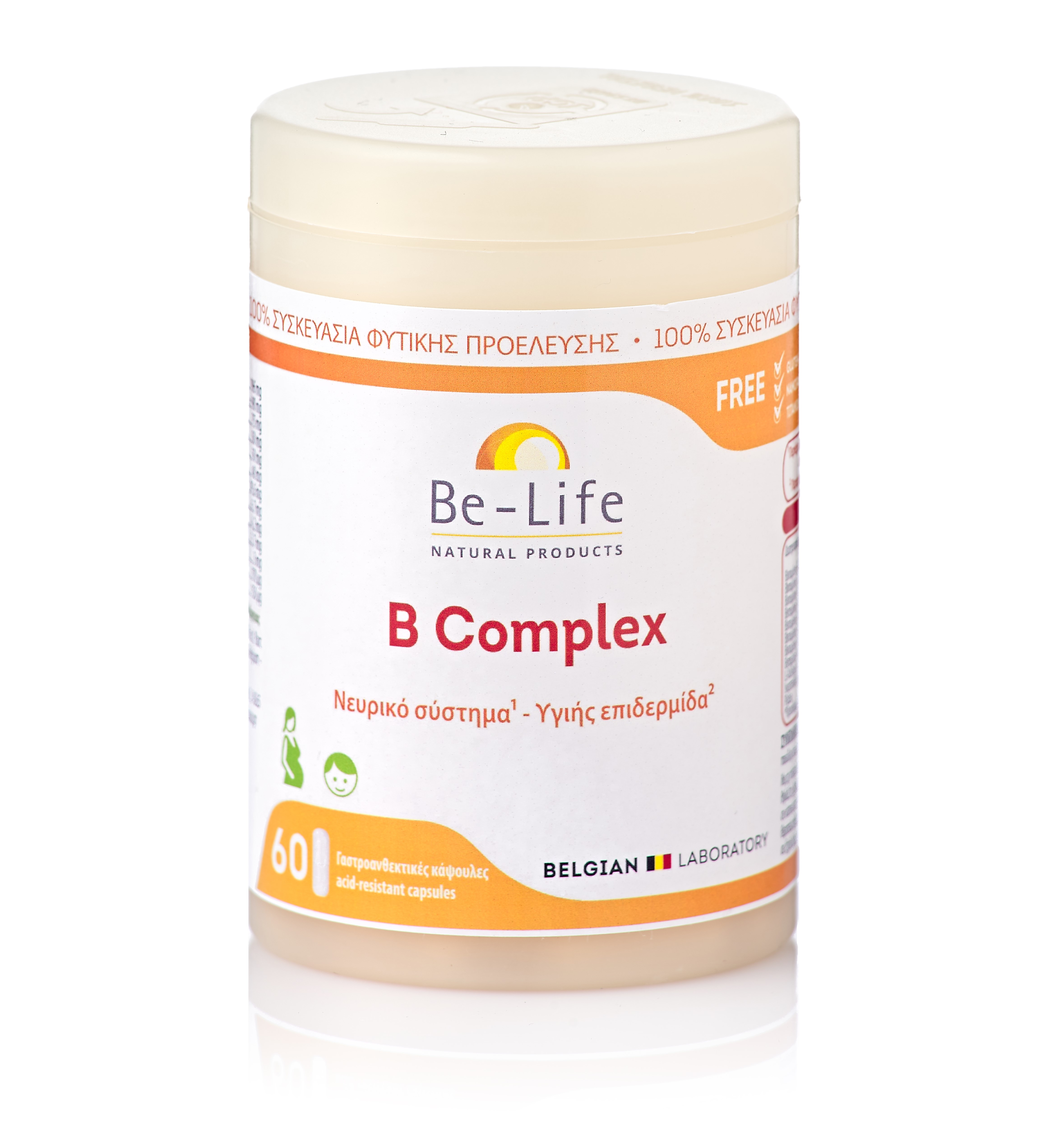 Be-Life B Complex, 60 κάψουλες - Pharmasport.gr